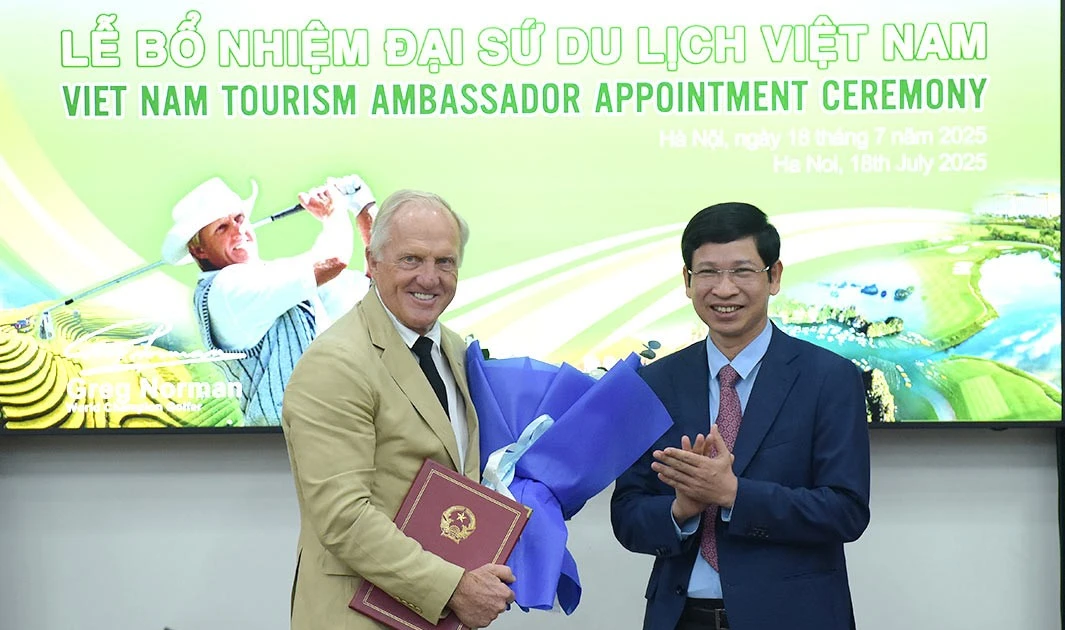 Greg Norman seguirá como Embajador de Turismo de Vietnam | Vietnam+ (VietnamPlus)