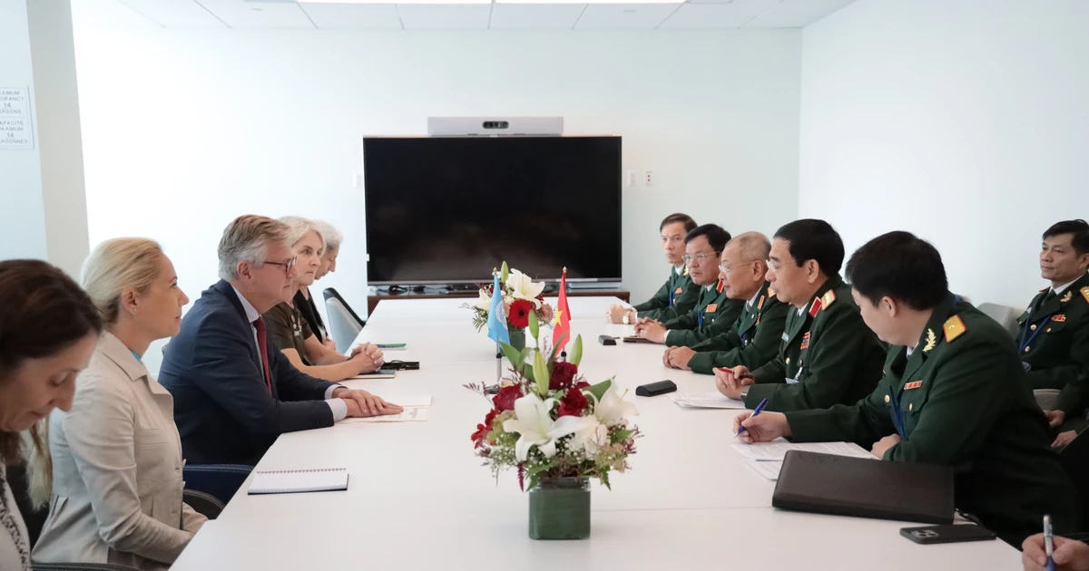 Ministro de Defensa de Vietnam dialoga con subsecretario general de la ONU para Operaciones de ...